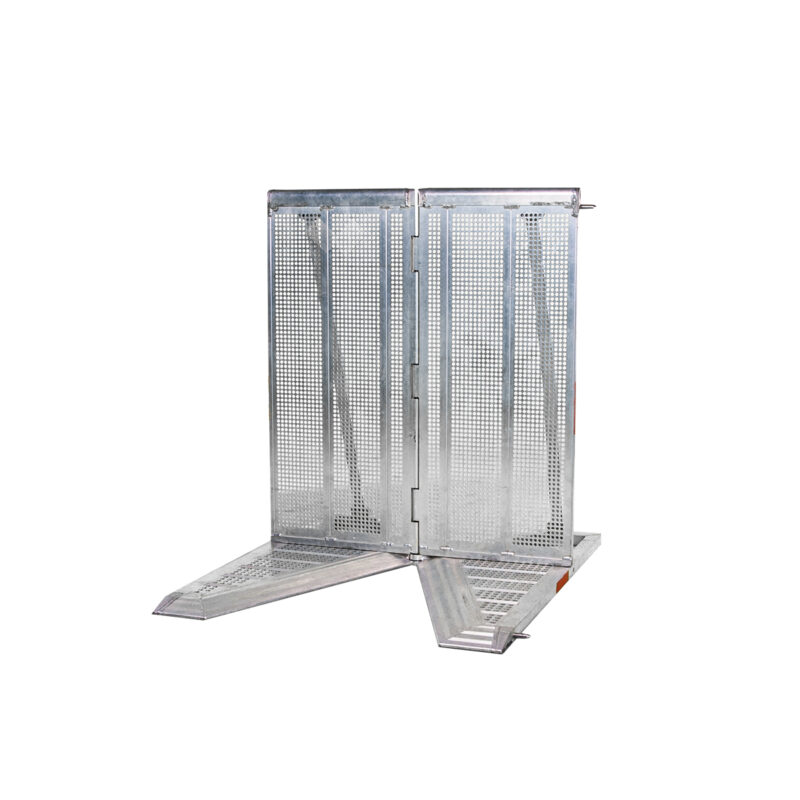MOJO Barrier Vario Corner Silver | Adjustable Angle Crowd Control
